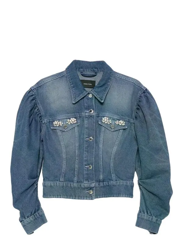 Simone Rocha Embellished Jacket - Blue