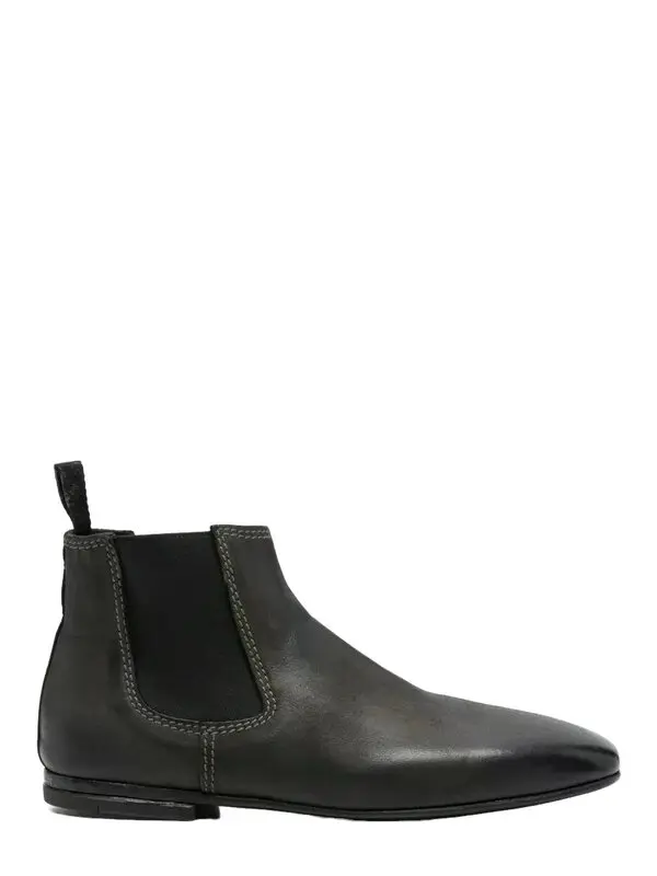 Premiata Square-toe Chelsea Boots - Black