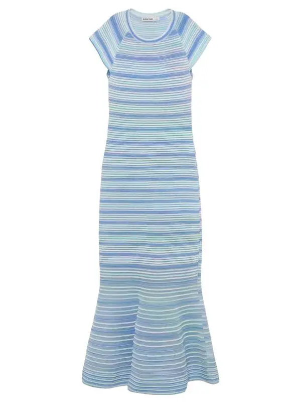 Simkhai Striped Midi Dress - Blue
