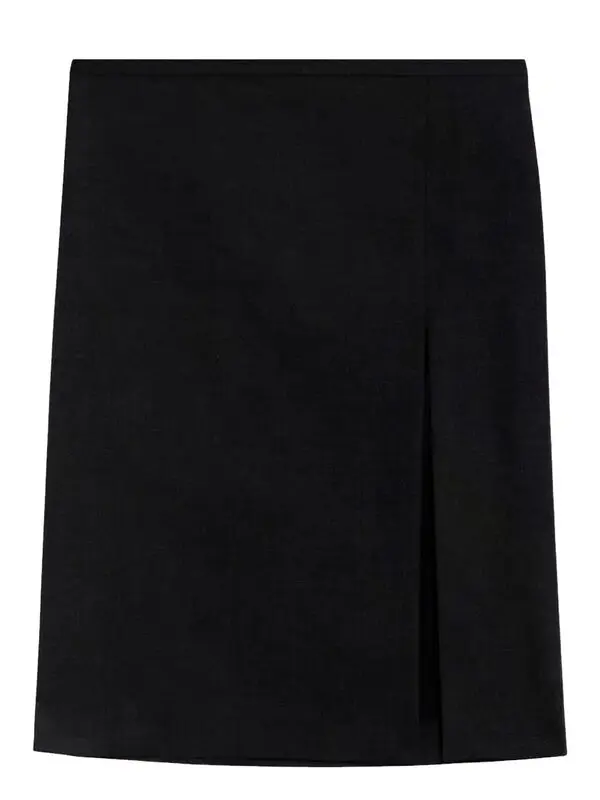 Philosophy Di Lorenzo Serafini Slit-detail Midi Skirt - Grey