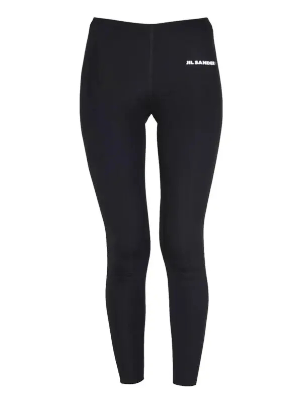 JIL SANDER Logo-print Leggings - Black