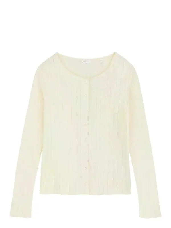 SKALL STUDIO Edie Cotton Cardigan - Neutrals