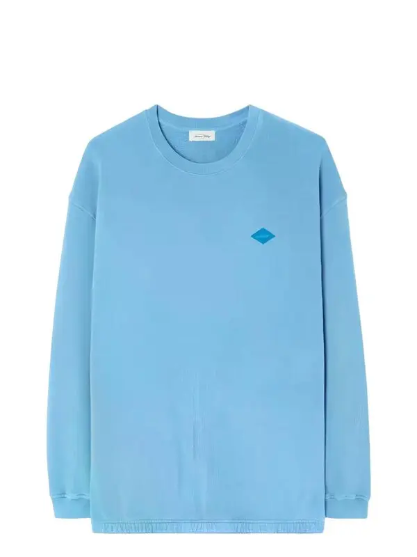 American Vintage Izubird Crew-neck Sweatshirt - Blue