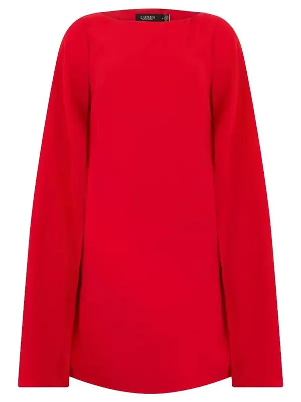 Ralph Lauren Georgette Dress - Red