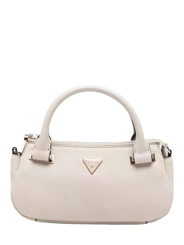 Guess Evie Mini Metal Logo Tote Bag - Neutrals