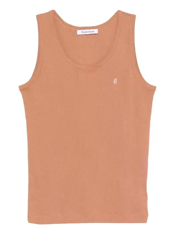 Études Studio Logo Tank Top - Brown