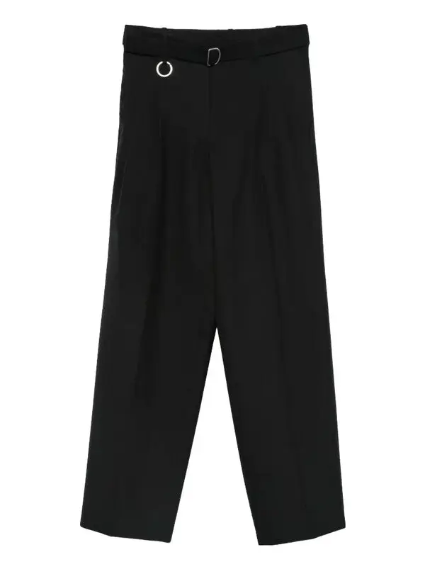 Études Studio Ring-detail Suit Trousers - Black