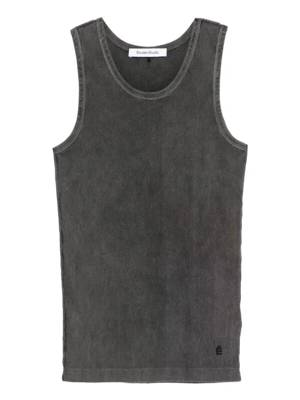 Études Studio Ribbed Tank Top - Black