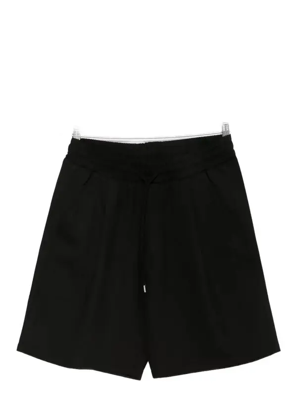 WOC Drawstring Track Shorts - Black