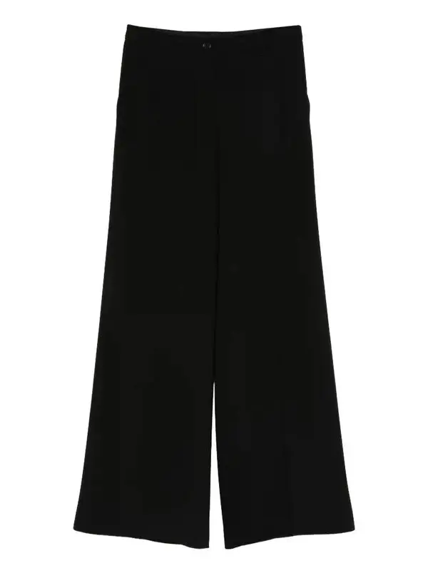 Aspesi Wide-leg Trousers - Black