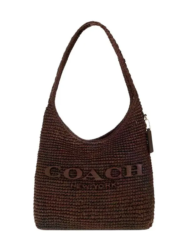 COACH Interwoven Tote Bag - Brown