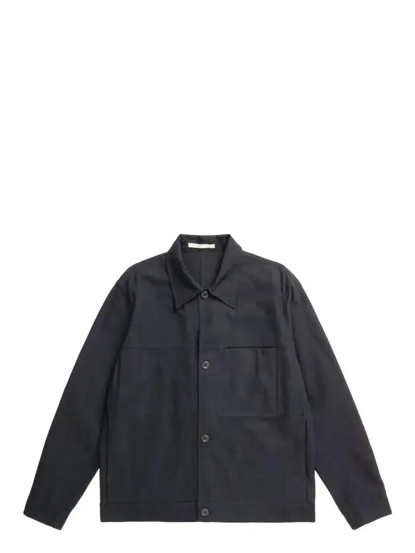 Norse Projects Arresskov Windstopper Button-down Pocket-detail Overshirt - Blue