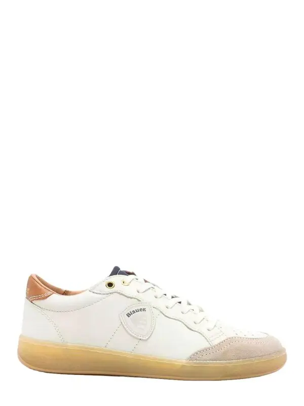 BLAUER. Murray 21 Leather Sneakers - Neutrals