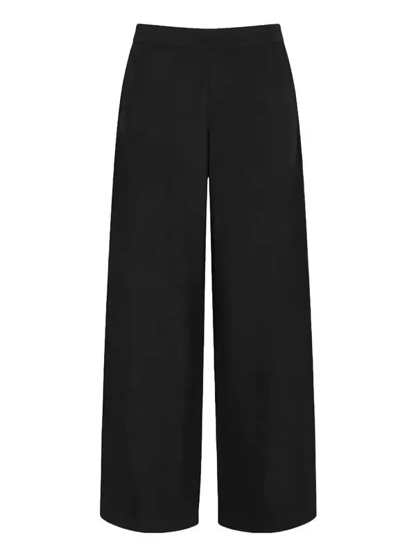 GLORIA COELHO Wide-leg Trousers - Black