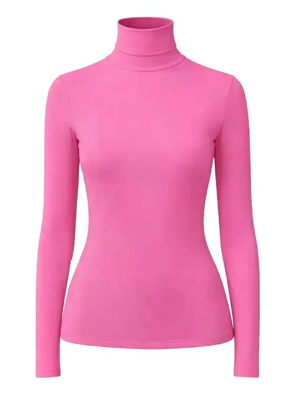 GLORIA COELHO Roll-neck Top - Pink