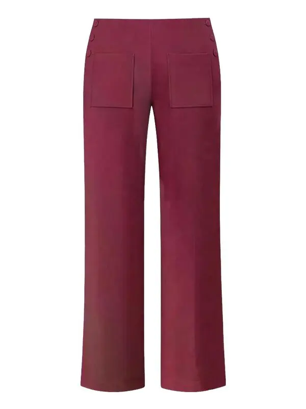 GLORIA COELHO Square Pocket Trousers - Red