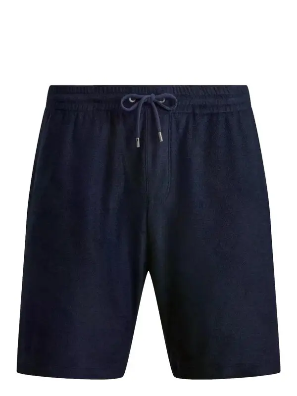 Ralph Lauren Purple Label Drawstring Deck Shorts - Blue