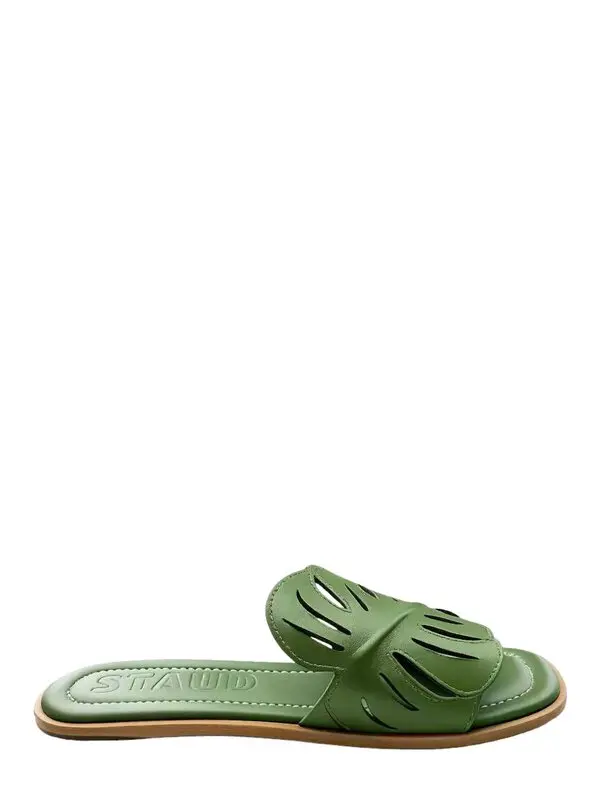 Staud Cutout Palm Sandals - Green