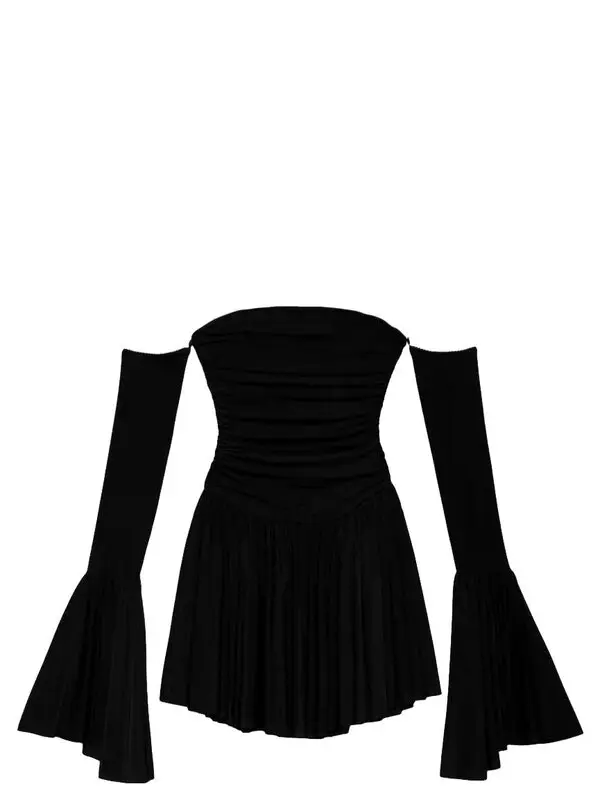 ANIYE BY Xena Ruffled Mini Dress - Black