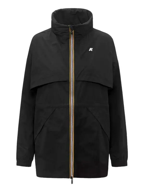 K-WAY Flap Pocket Jacket - Black
