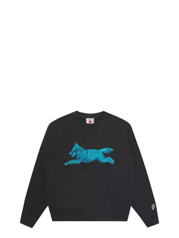 ICECREAM Crew-neck Print Sweatshirt - Black