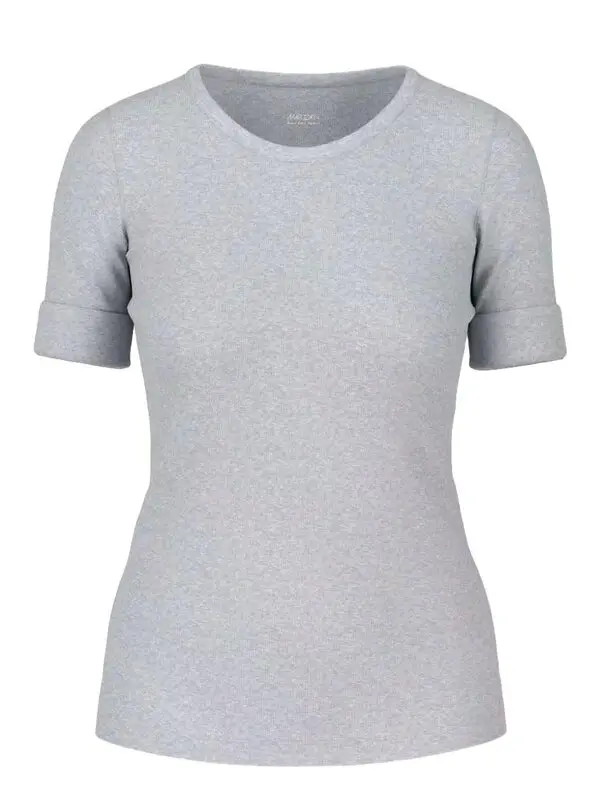 MARCCAIN Rolled-sleeve T-shirt - Grey