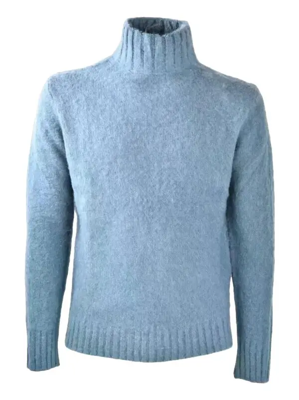 Aspesi High-neck Sweater - Blue