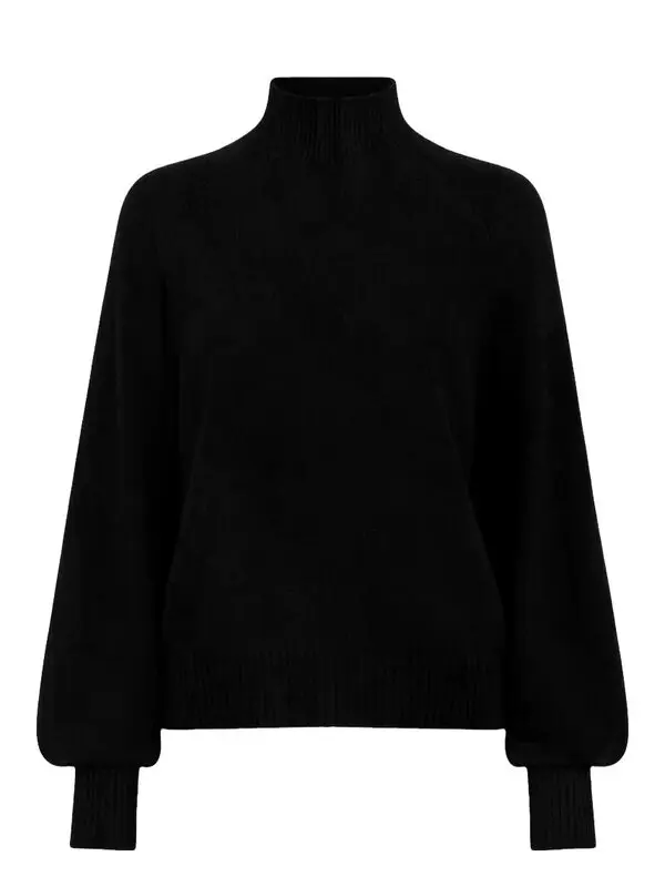 KONTATTO High-neck Sweater - Black
