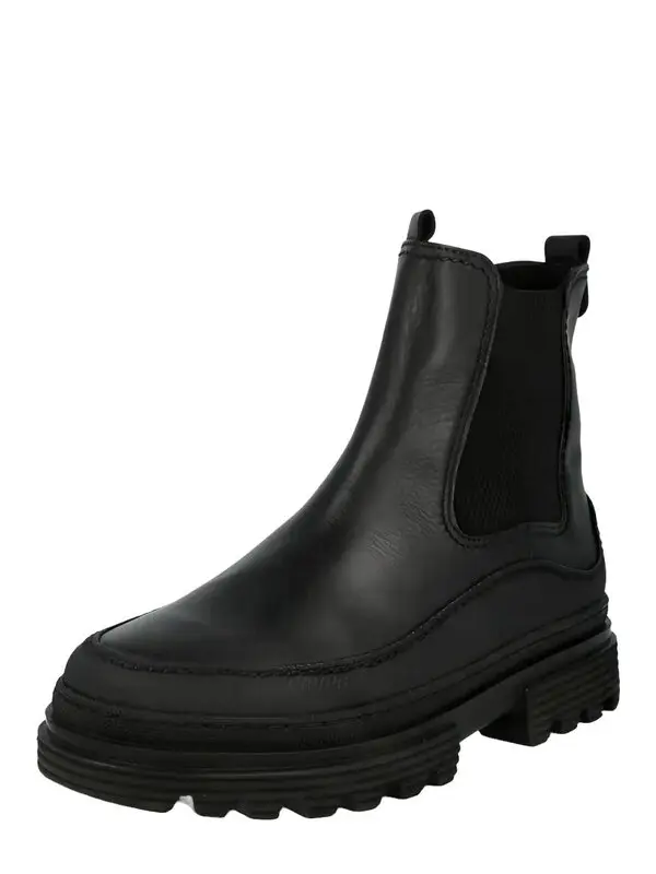 Gabor Leather Ankle Boots - Black