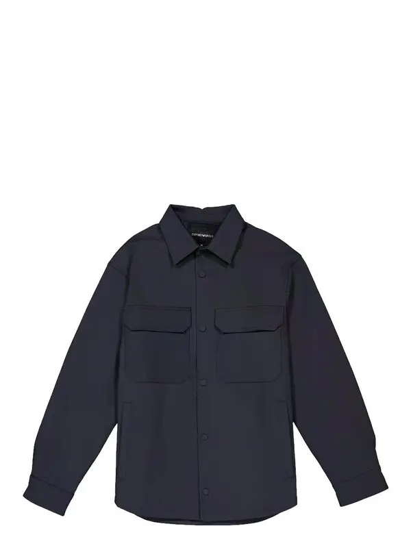 Emporio Armani Flap-pocket Jacket - Blue