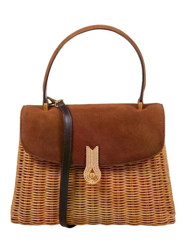 AMATO DANIELE Rattan Tote Bag - Neutrals