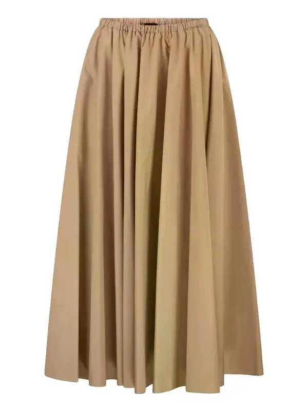 Fabiana Filippi Elasticated A-line Midi Skirt - Neutrals