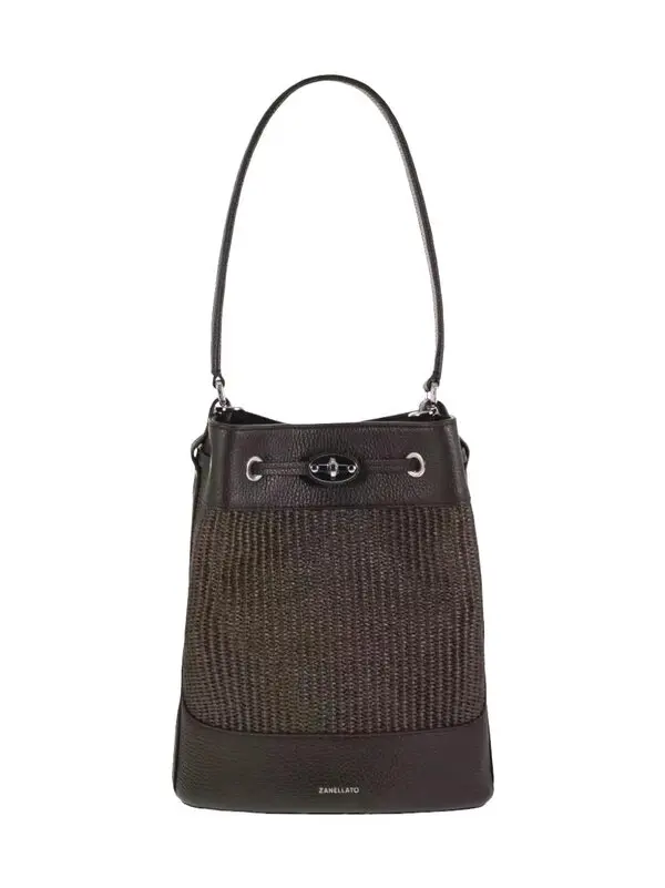ZANELLATO Monda Adjustable-strap Bucket Bag - Brown