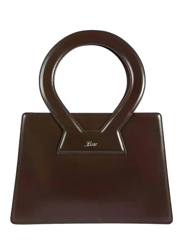 LUAR Small Ana Round-handle Tote Bag - Brown