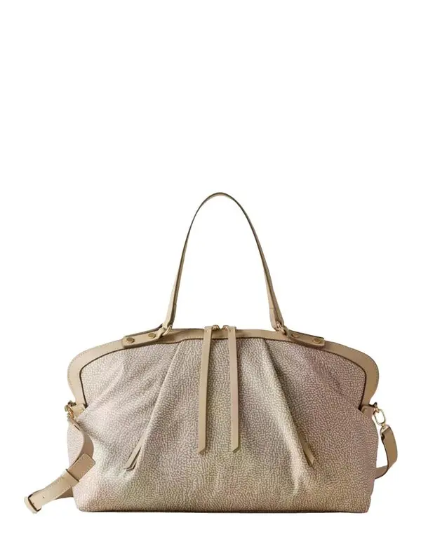 Borbonese Frame Tote Bag - Neutrals