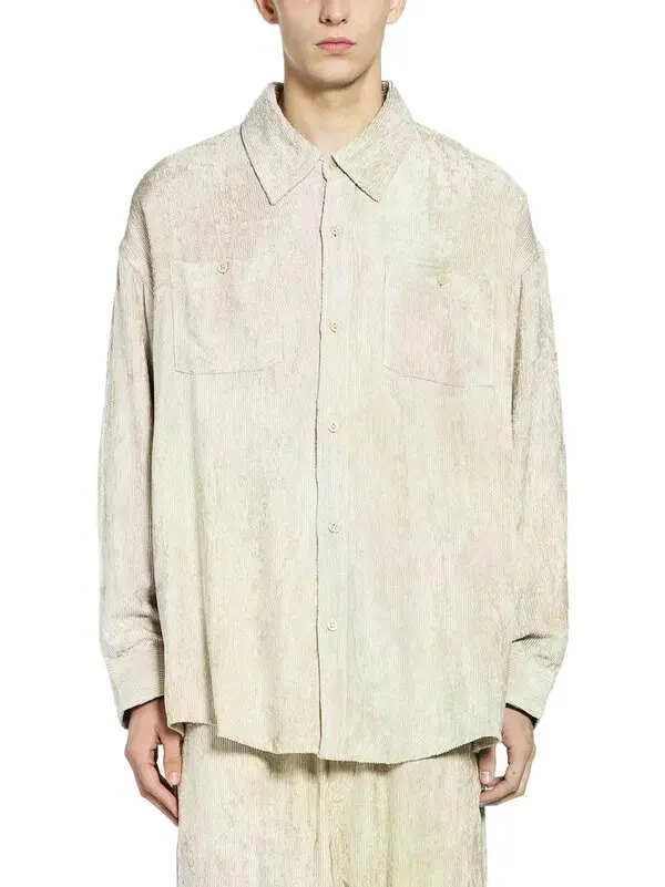 MYTHINKS Corduroy Shirt - Neutrals