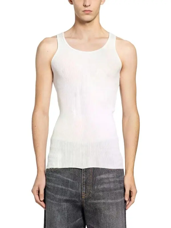 MYTHINKS Telco Tank Top - White