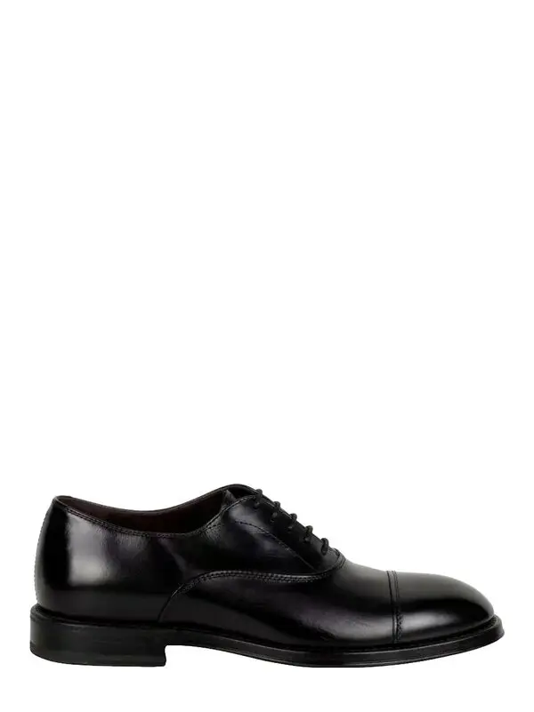 HENDERSON BARACCO Lace-up Flat Shoes - Black