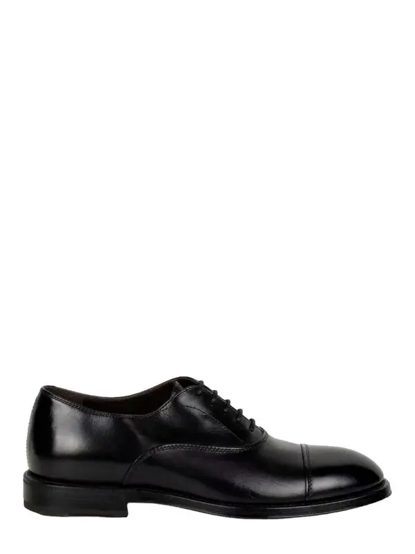 HENDERSON BARACCO Lace-up Flat Shoes - Black