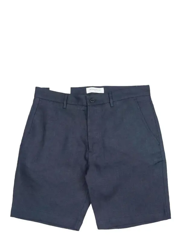 BROOKSFIELD Front-pocket Shorts - Blue