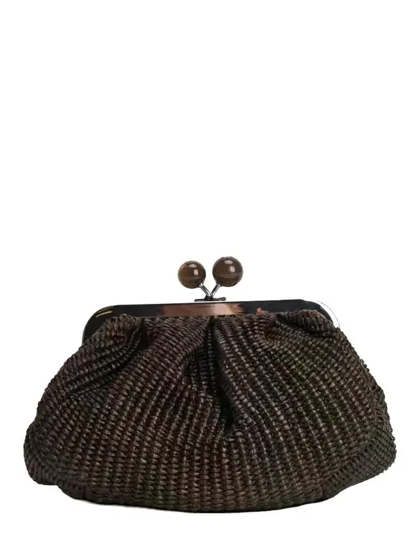 Max Mara Woven Top-handle Shoulder Bag - Brown
