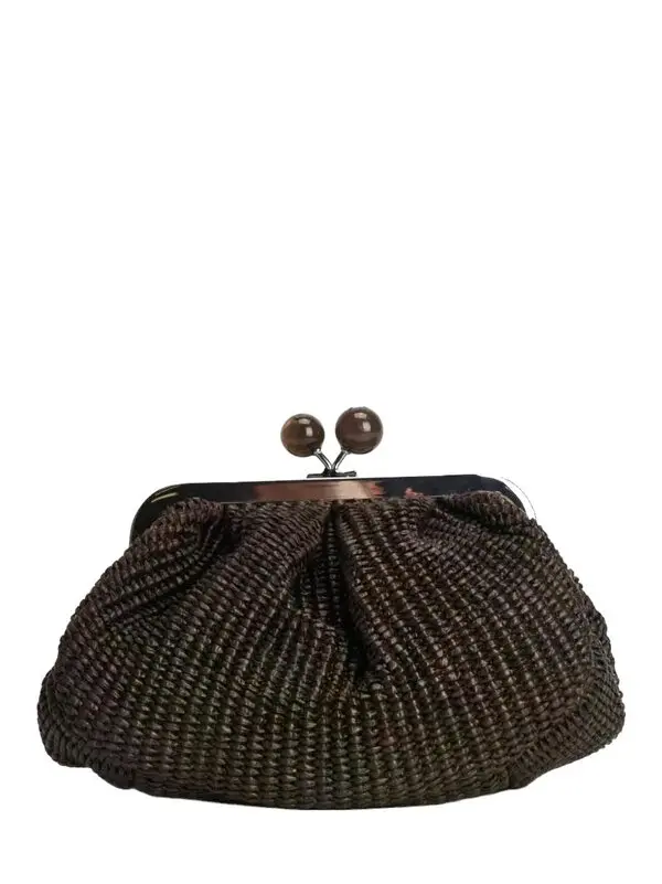 Max Mara Woven Top-handle Shoulder Bag - Brown