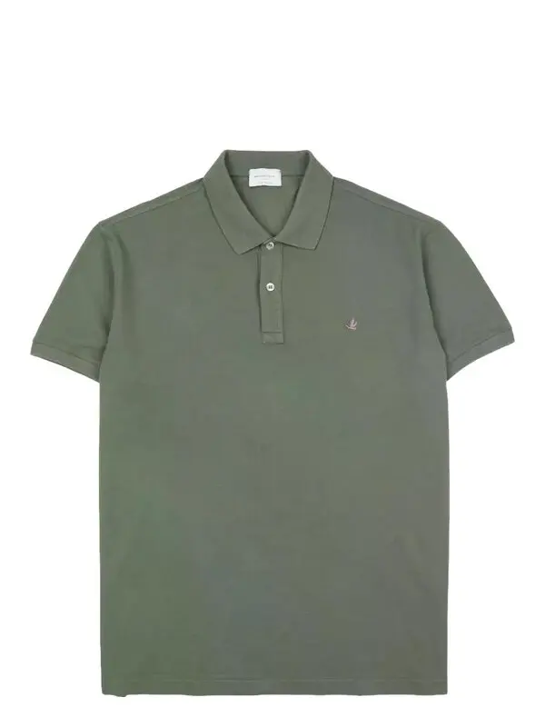 BROOKSFIELD Logo-detail Polo Shirt - Green
