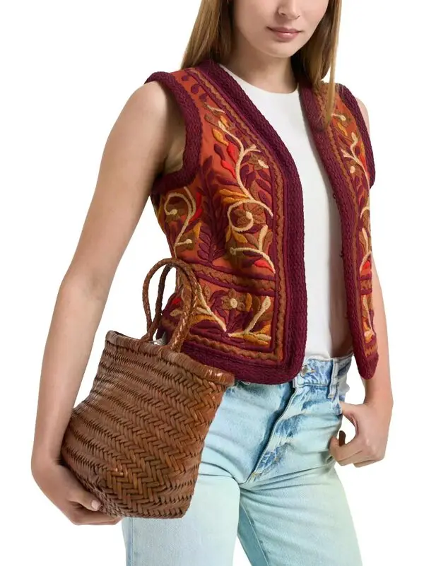 Antik Batik Suna Embroidered Jacket - Orange
