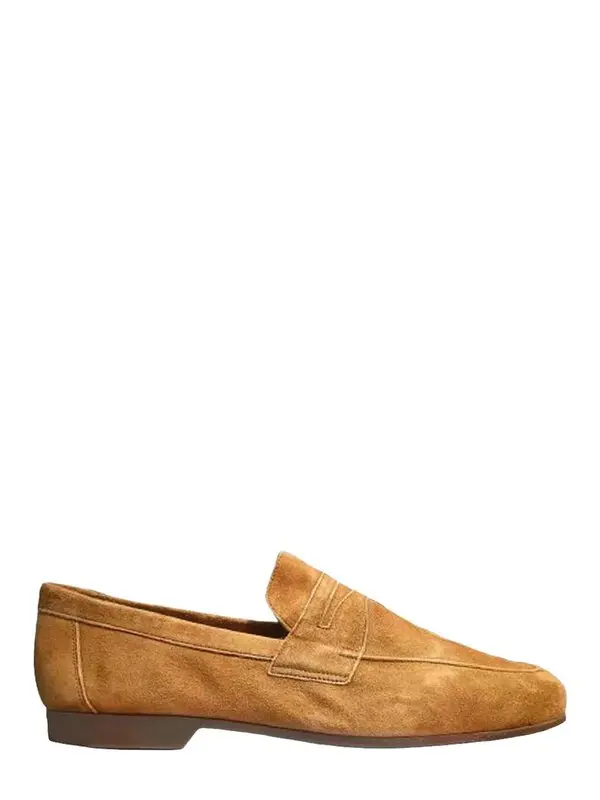ANTICA CUOIERIA Penny-slot Loafers - Neutrals