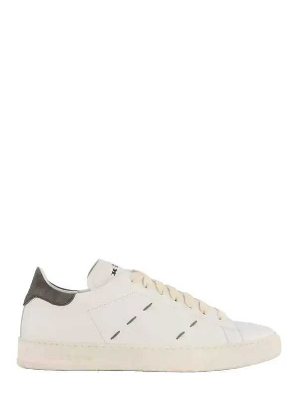 Kiton Stitch-detail Sneakers - Neutrals