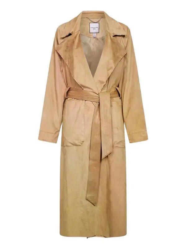 URBANCODE Belted Trench Coat - Neutrals