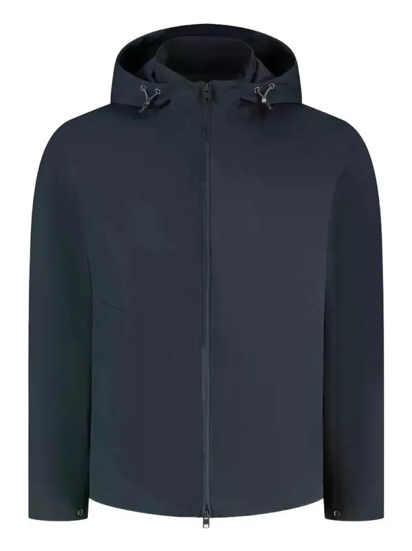 Woolrich Hooded Zip Jacket - Blue