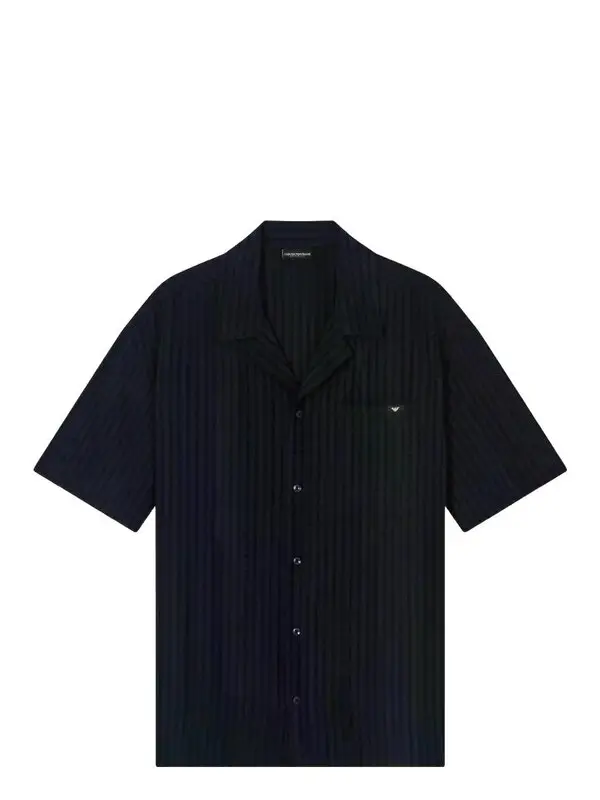 Emporio Armani Striped Shirt - Blue