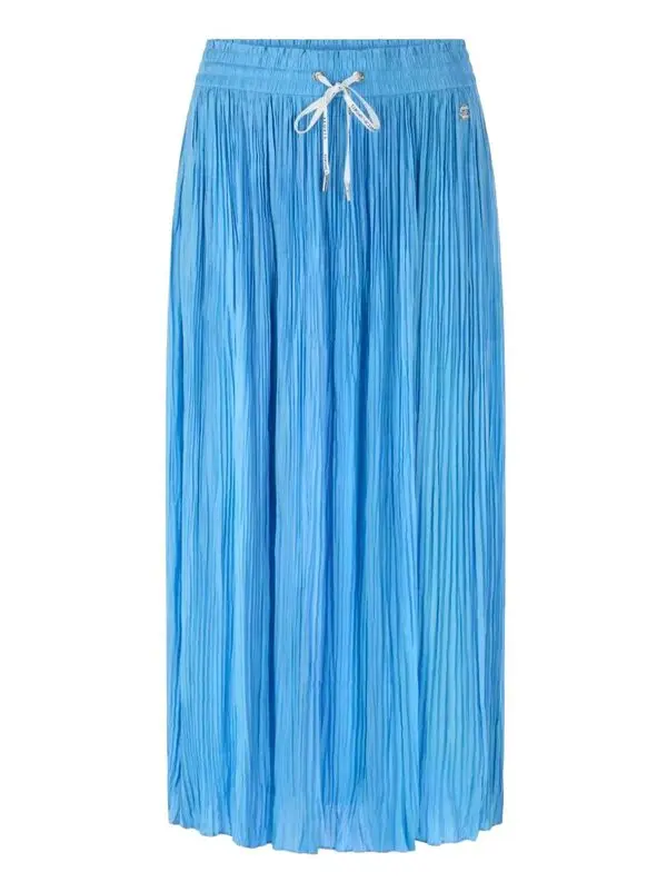 MARCCAIN Rethink Together Pleated Midi Skirt - Blue